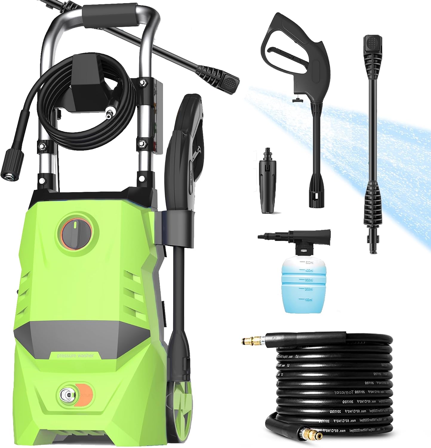 Amazon.com : Suyncll Electric Pressure Washer, PD3010 High Power Washer ...