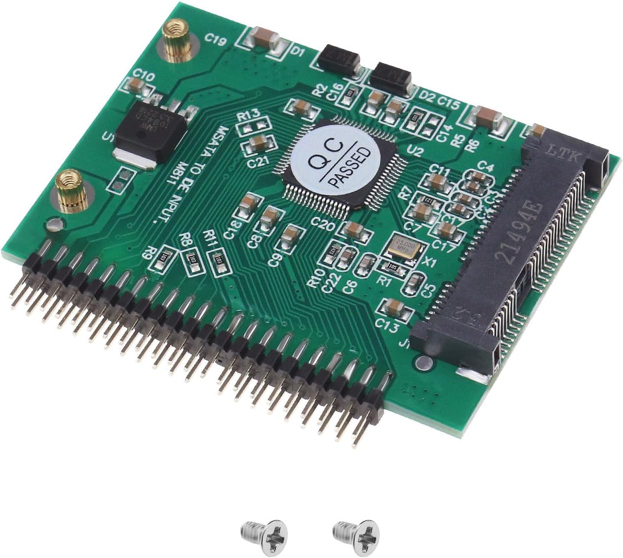 Amazon.com: SING F LTD Low Profile Half-Heigh mSATA SSD to 2.5 inch IDE ...