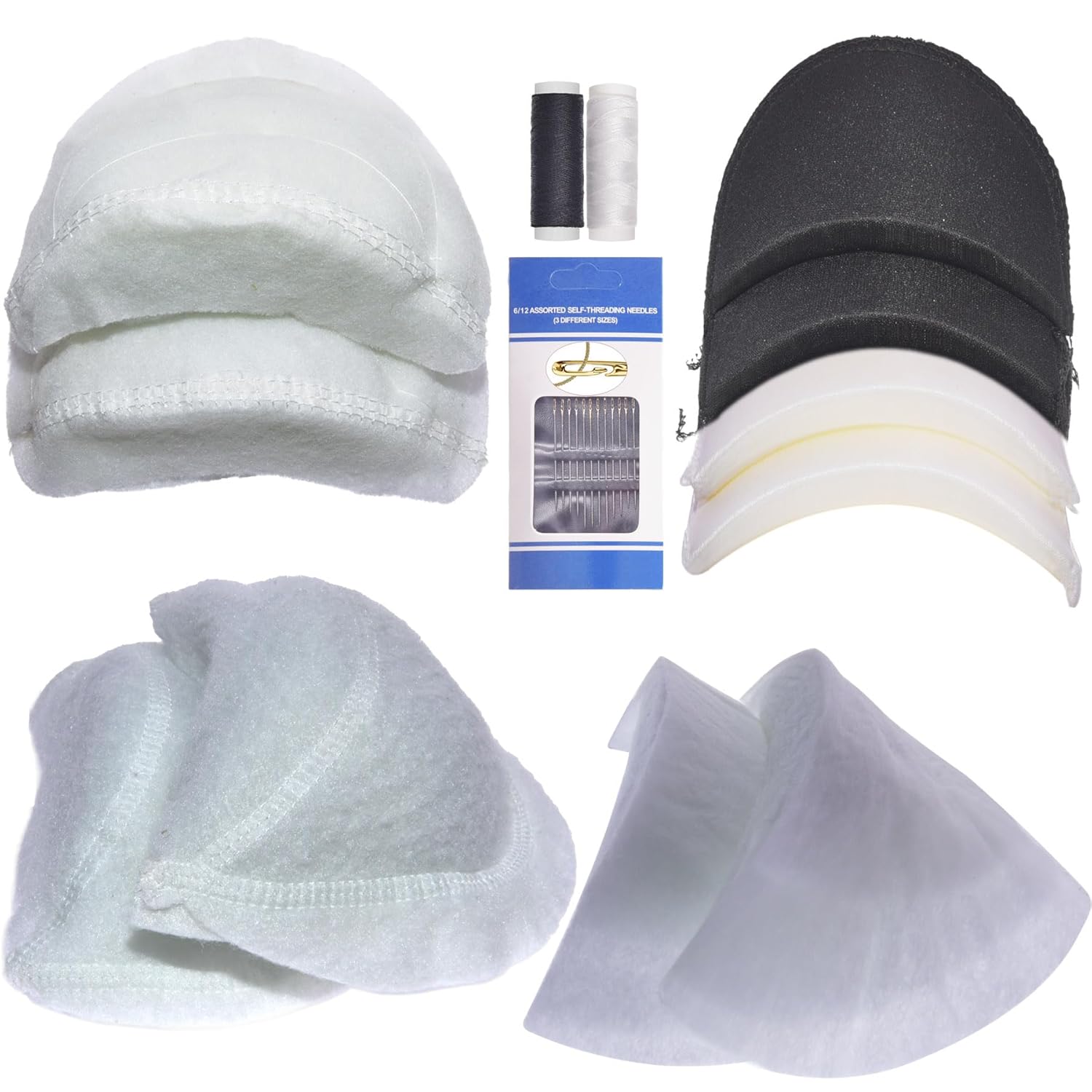 Amazon.com: GELMAY Sewing Shoulder Pads, 5Pair 1.8-4.0CM Thickened Foam ...