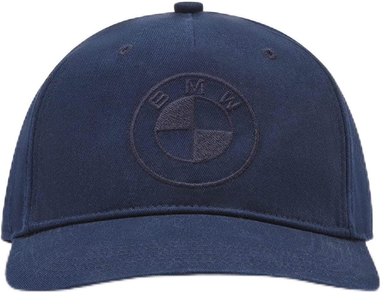 BMW Genuine Baseball Cap Hat Logo Tonal Dark Blue Adjustable Summer ...
