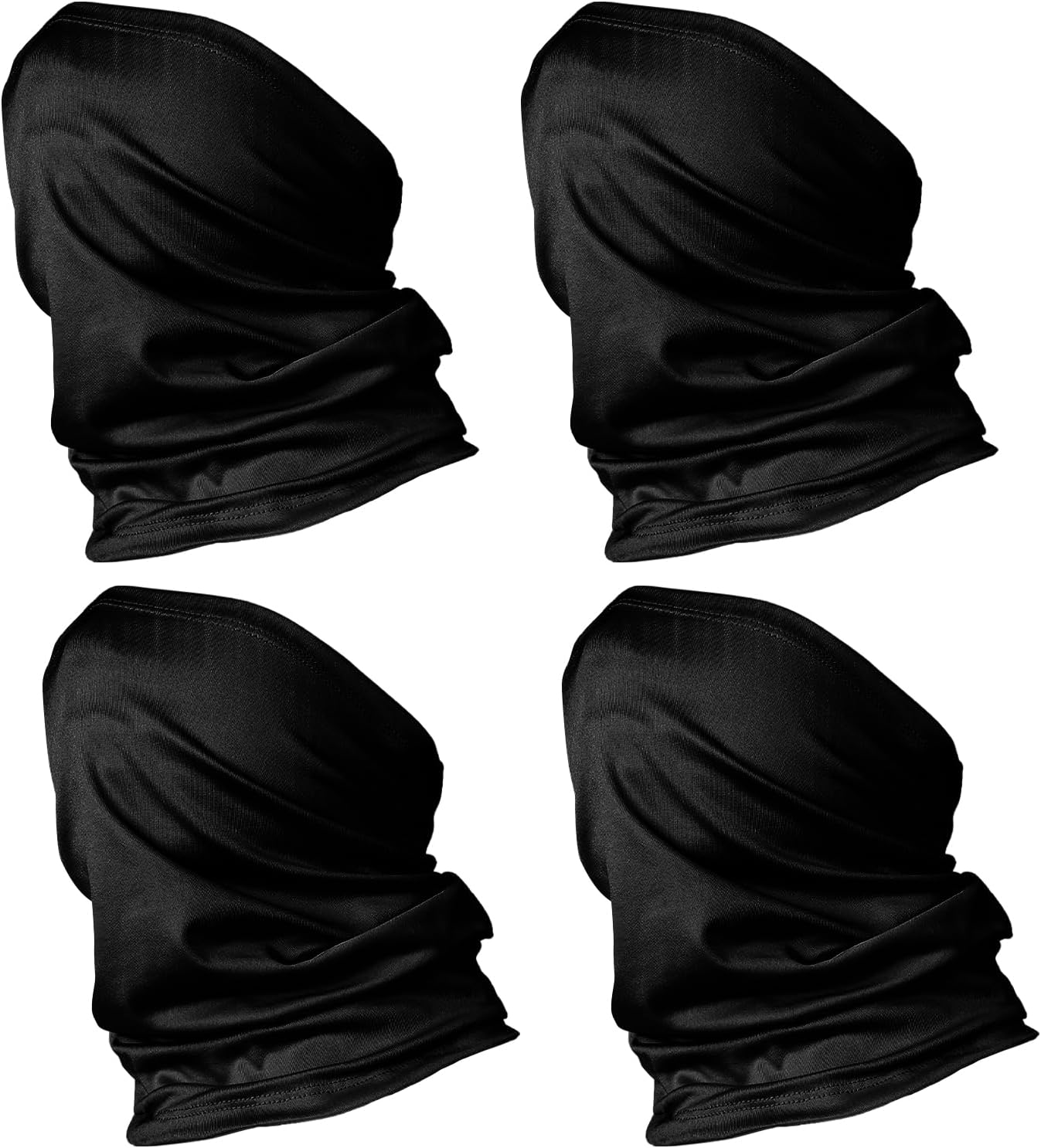 candyfouse 4 Pack Multi-Purpose Seamless Neck Gaiter Face Mask for Men ...