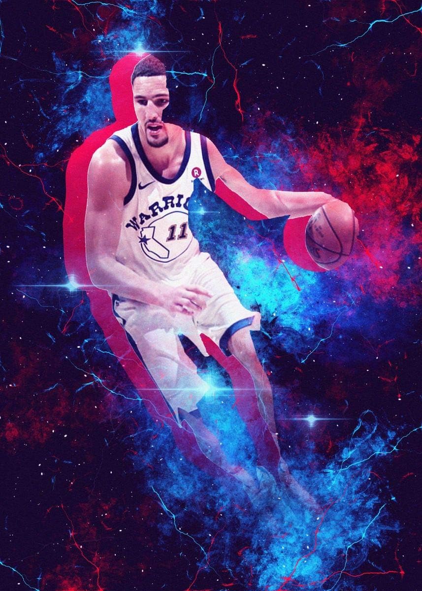 Amazon.com: Klay Thompson Poster Print, Basketball Player, Real Player ...
