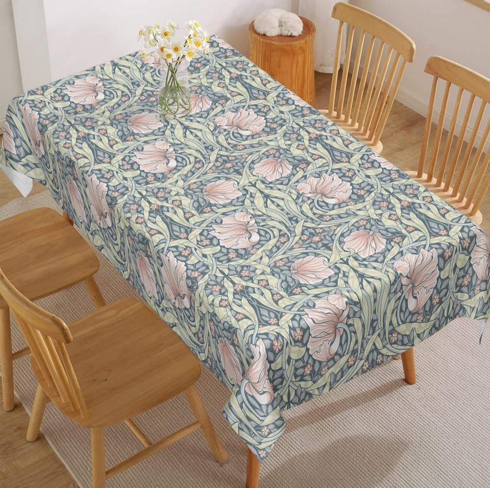 Amazon.com: William Morris Vintage Floral Rectangle Tablecloth ...