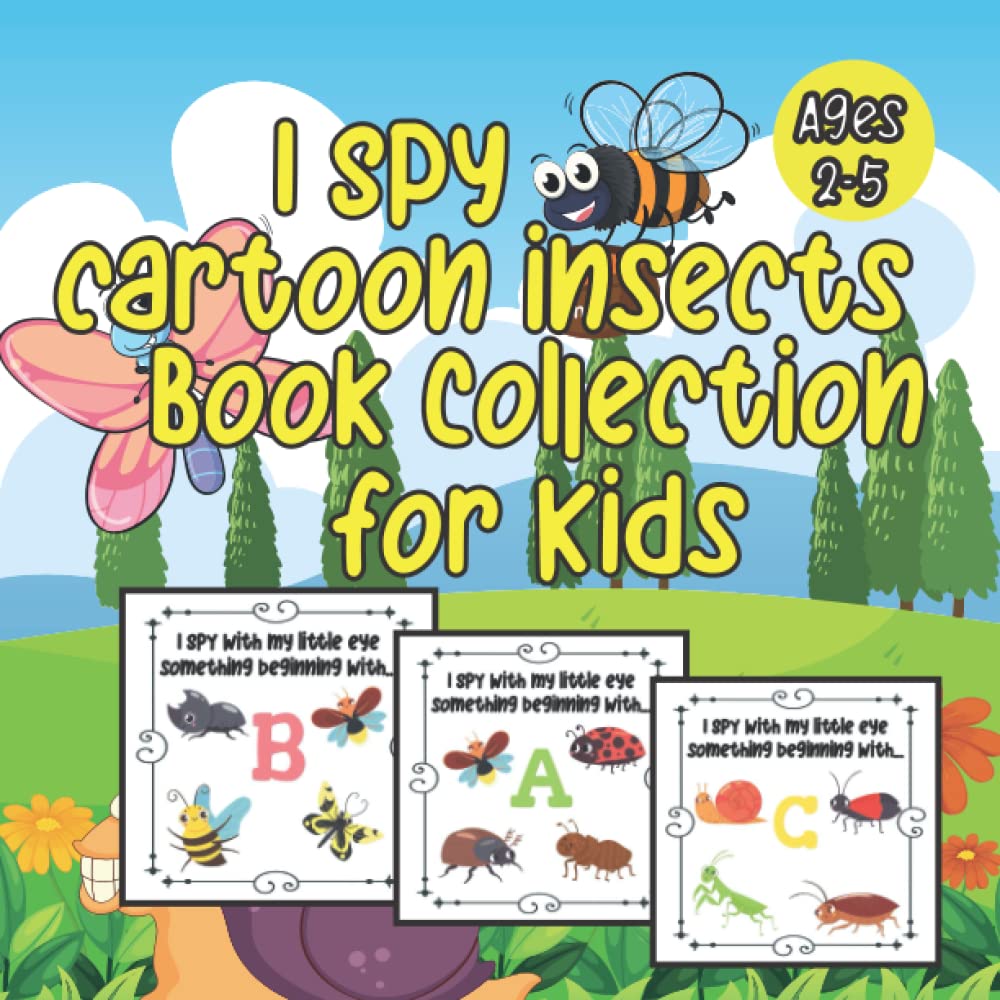 Buy I Cartoon Insects Book Collection For Kids: I Cartoon Insects Book ...