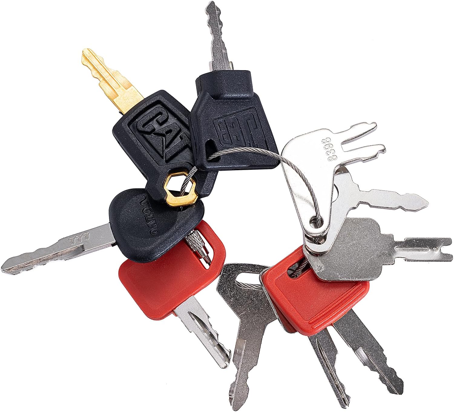 Amazon.com: 11-Piece Heavy Equipment Key Set - Master Keys Compatible ...