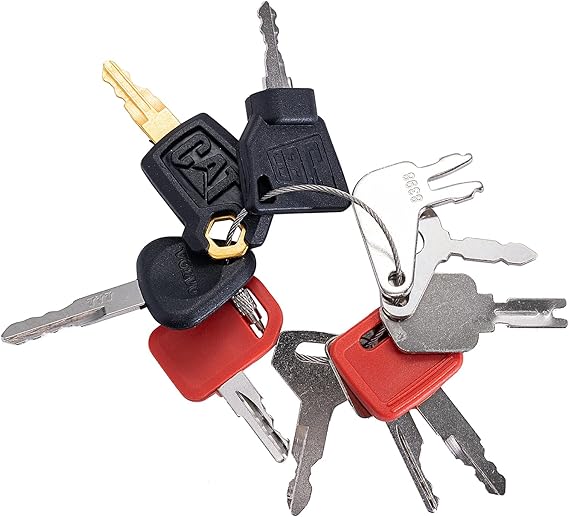 Amazon.com: 11-Piece Heavy Equipment Key Set - Master Keys Compatible ...