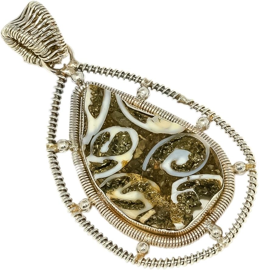 Amazon.com: Genuine Turtella Agate Gemstone .925 Silver Plated Wire ...