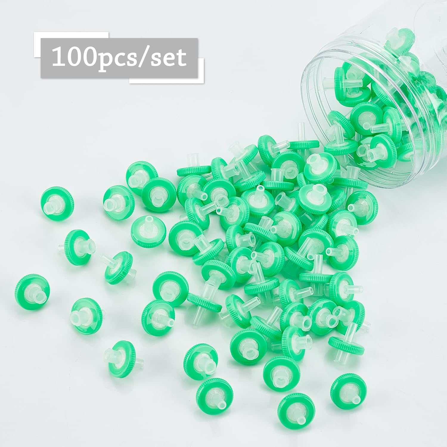 OLYCRAFT 100 Pcs Syringe Filters 13mm 0.22μm Syringe Filter PLastic ...