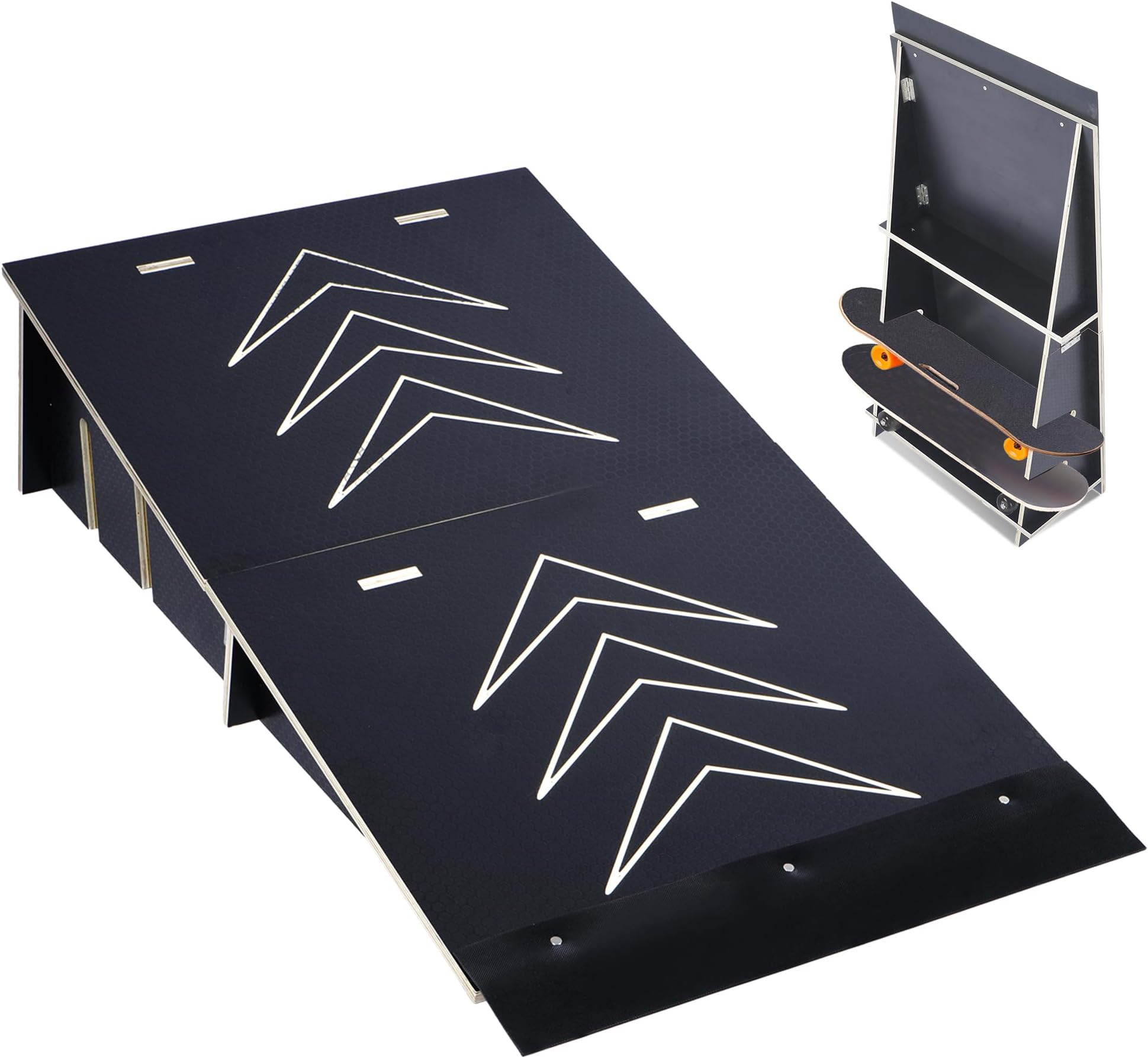 Amazon.com: Skateboard ramp,Skateboard Rack Floor Stand Holder,Bike ...