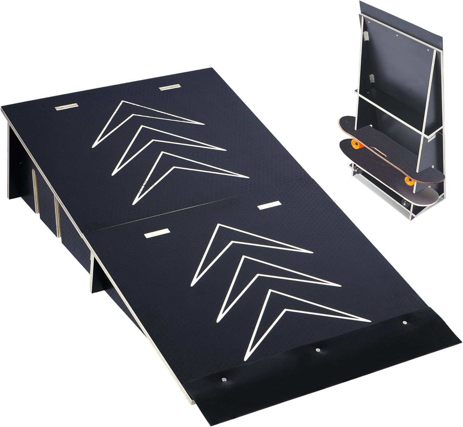 Amazon.com: Skateboard ramp,Skateboard Rack Floor Stand Holder,Bike ...