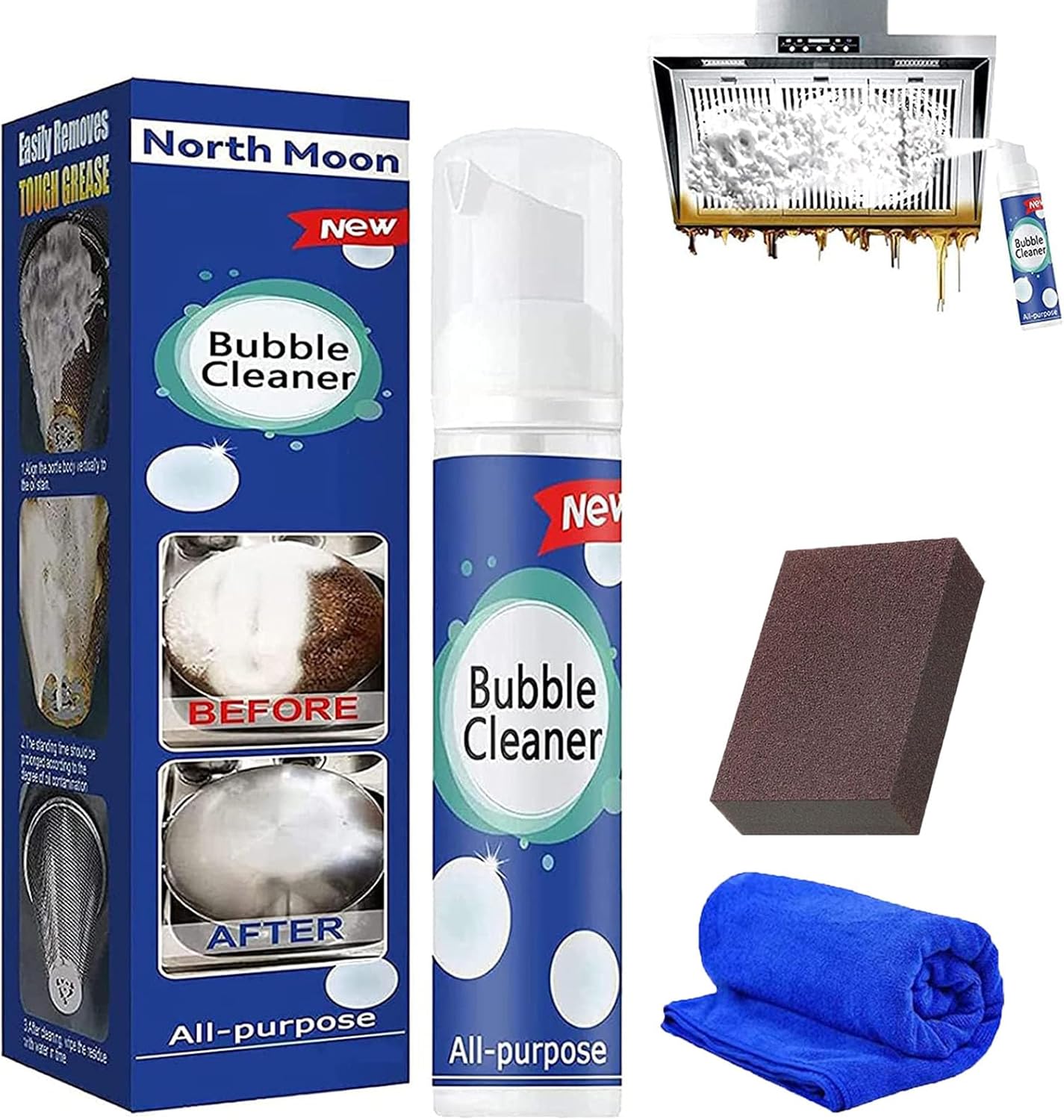 2023 NEW Bubble Cleaner Foam Spray, Bubble Cleaner, Bubble Cleaner Foam ...