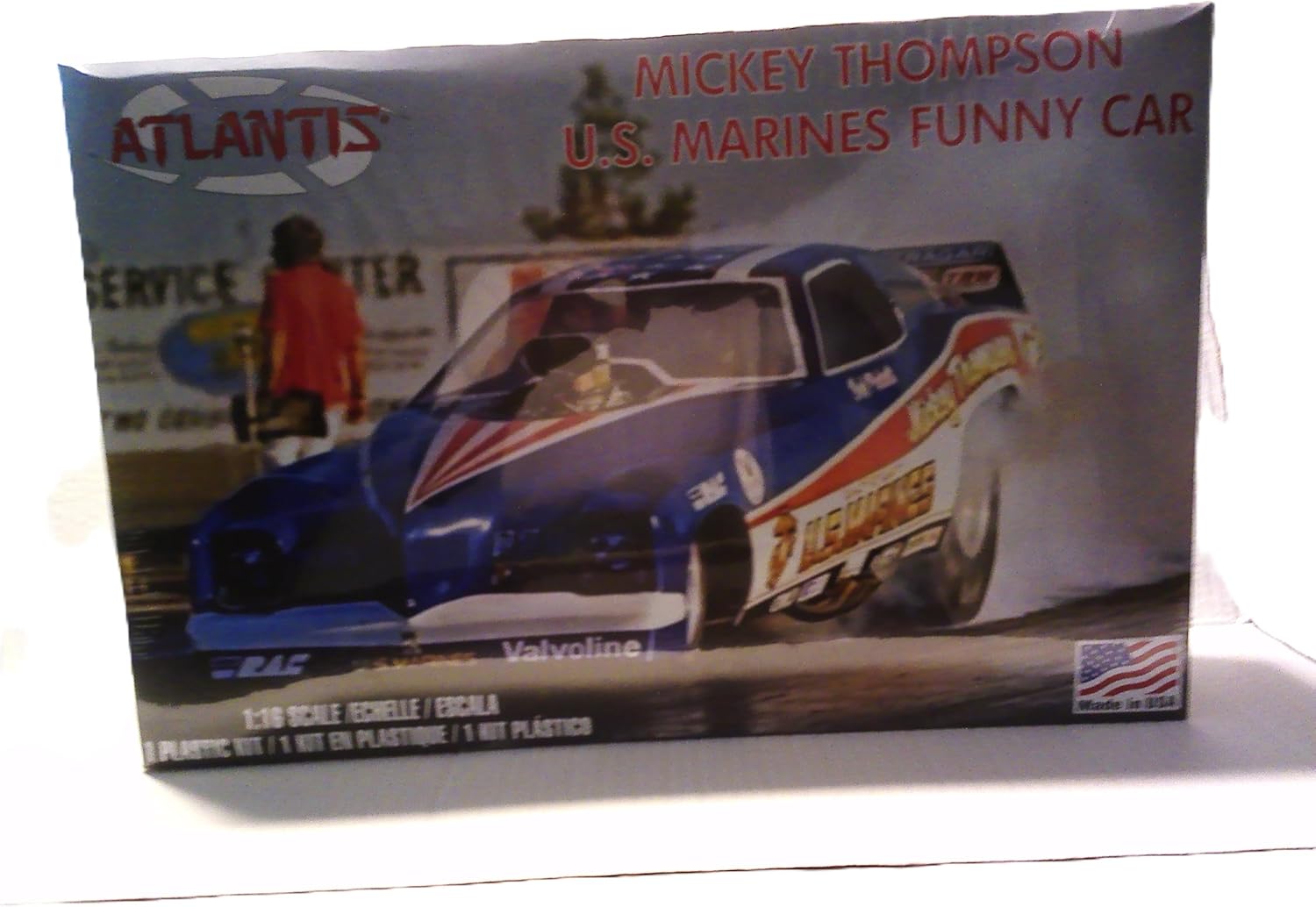 Amazon.com: 1/16 Scale Funny Car Model Kit: Atlantis Mickey Thompson ...