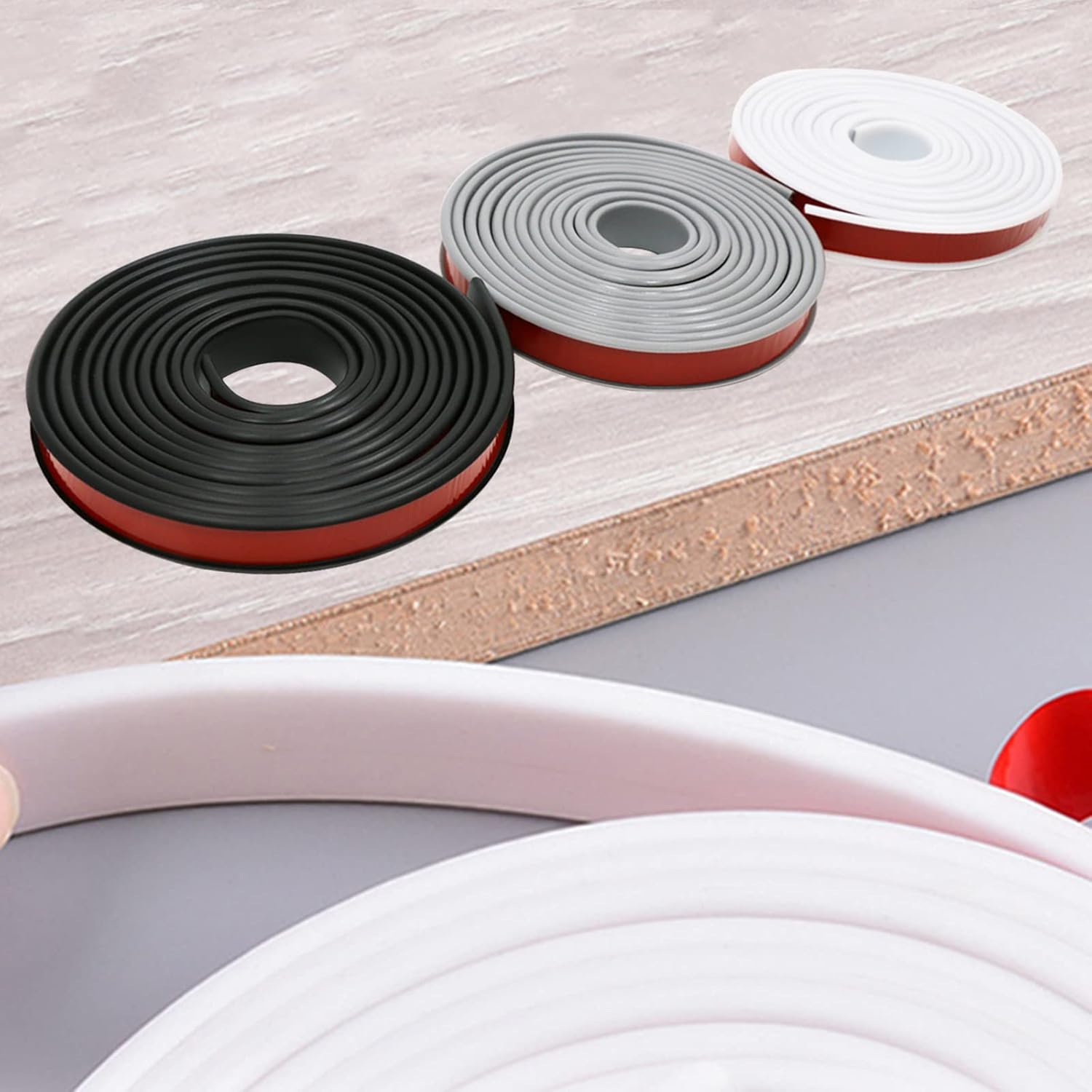 MRSHANG U-Shape Flexible Self-Locking Veneer Edge Banding,Soft TPE ...