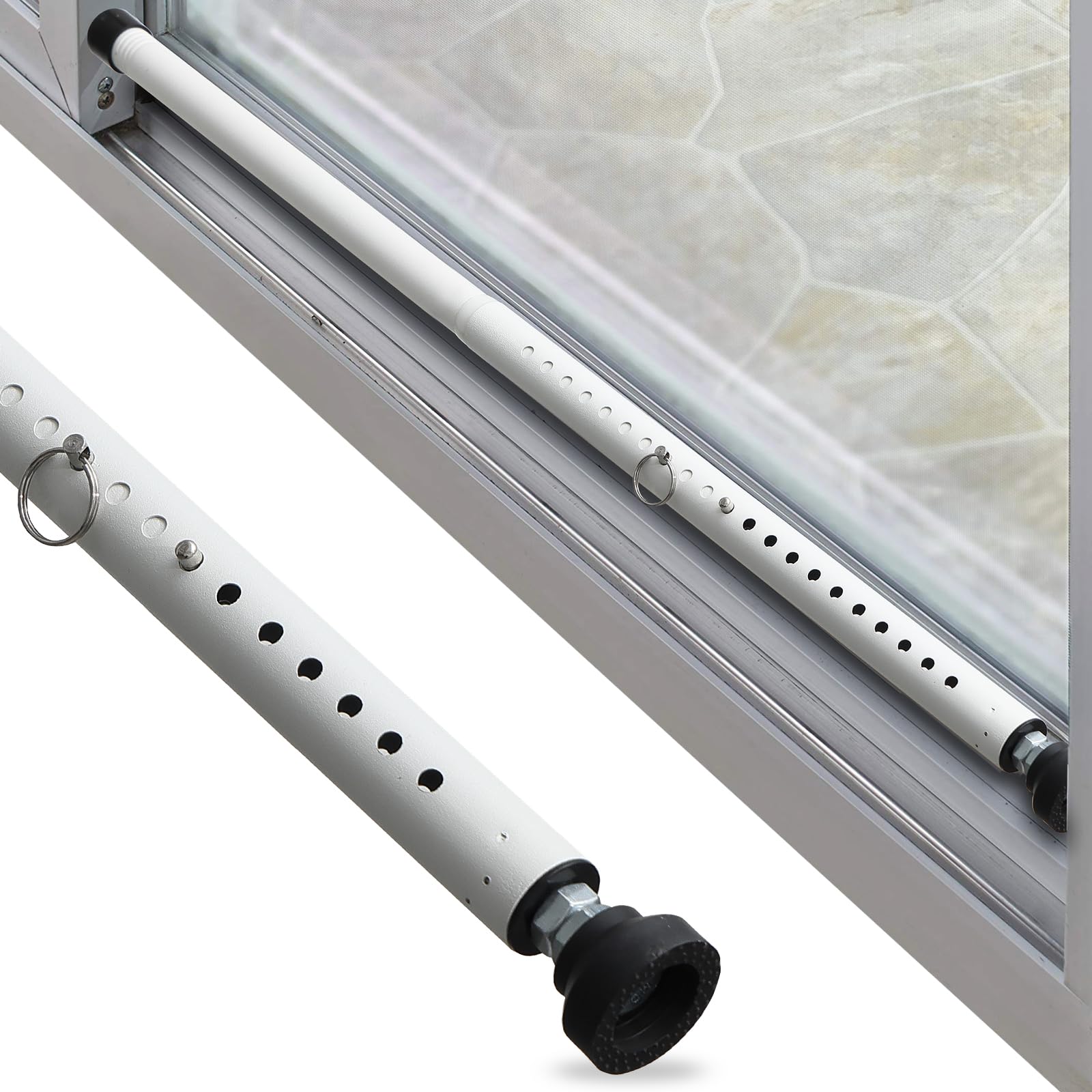 Snapklik.com : Sliding Door Security Bar, 16 To 51 Inch Adjustable ...