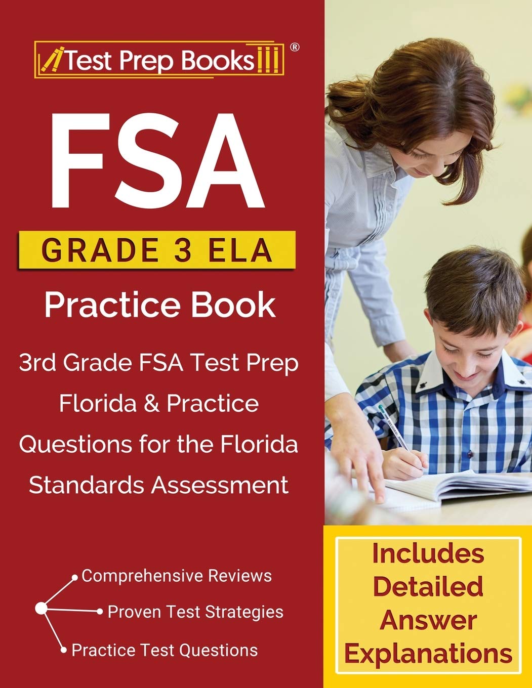 FSA Grade 3 ELA Practice Book: 3rd Grade FSA Test Prep Florida ...