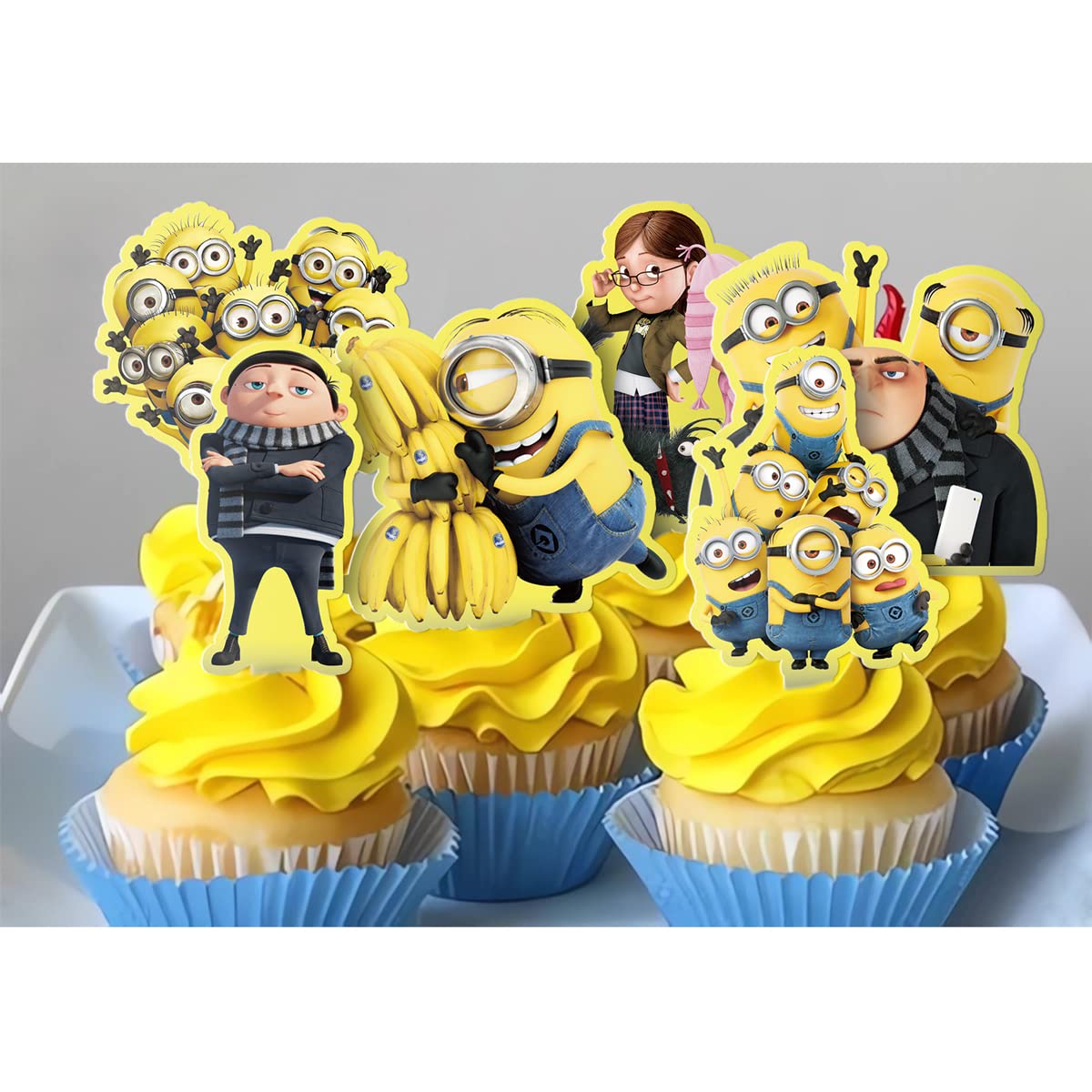 Minion Cupcake Toppers