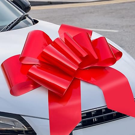 Amazon.com: Zoe Deco Big Car Bow (Red, 30 inch), Gift Bows, Giant Bow ...