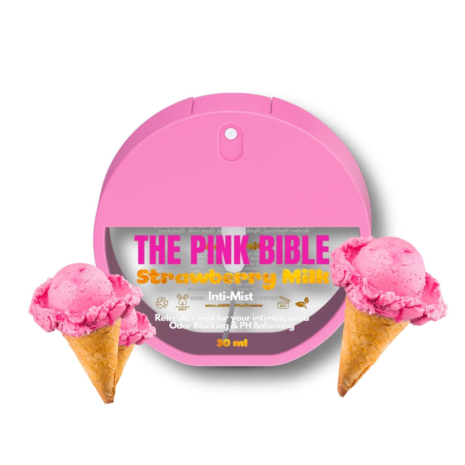 Amazon.com : The Pink Bible Inti Mist pH Balancing Odor-Blocking Vagina Spray for Women ...