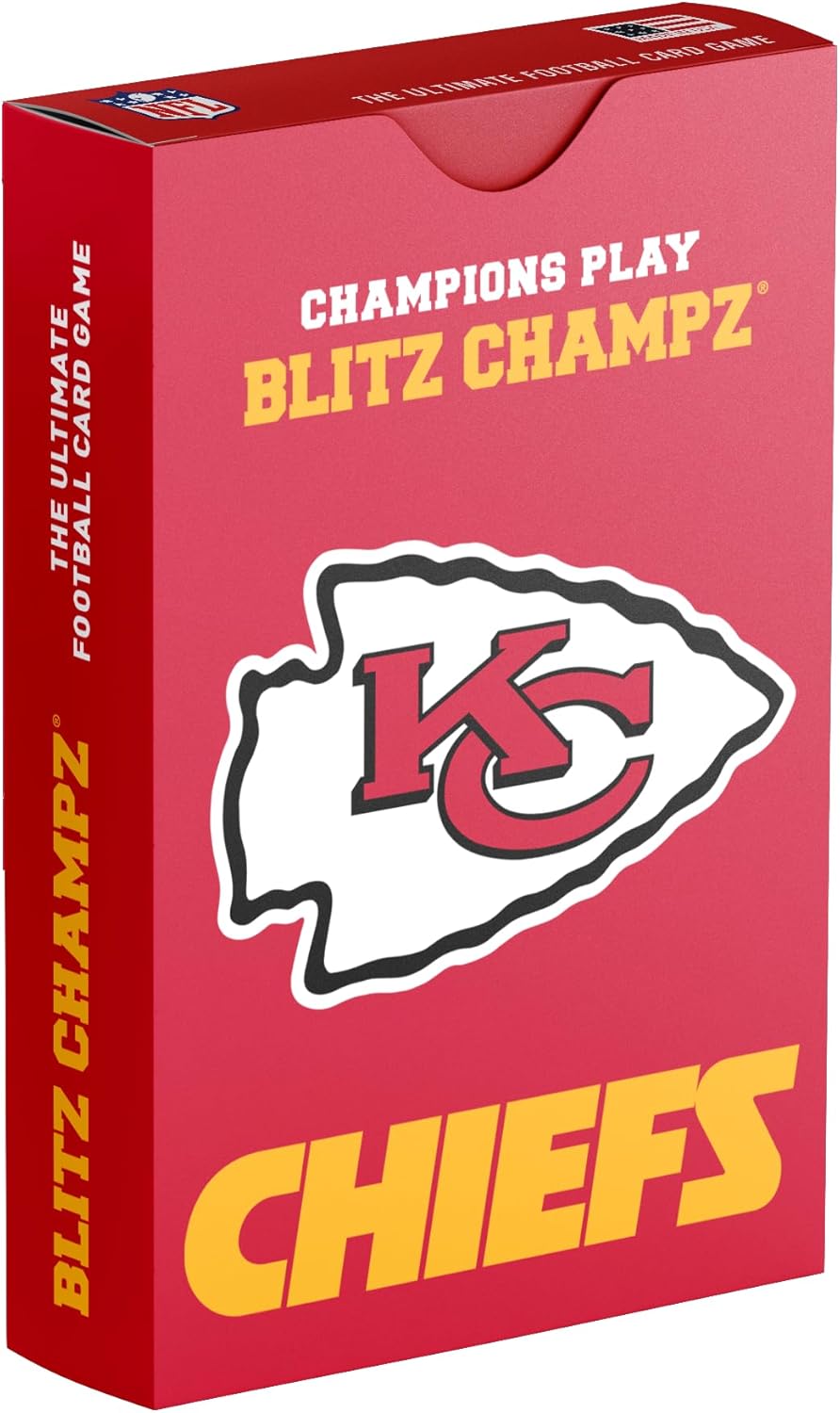Amazon.com: Blitz Champz Kansas City Chiefs Card Game | Football Card ...