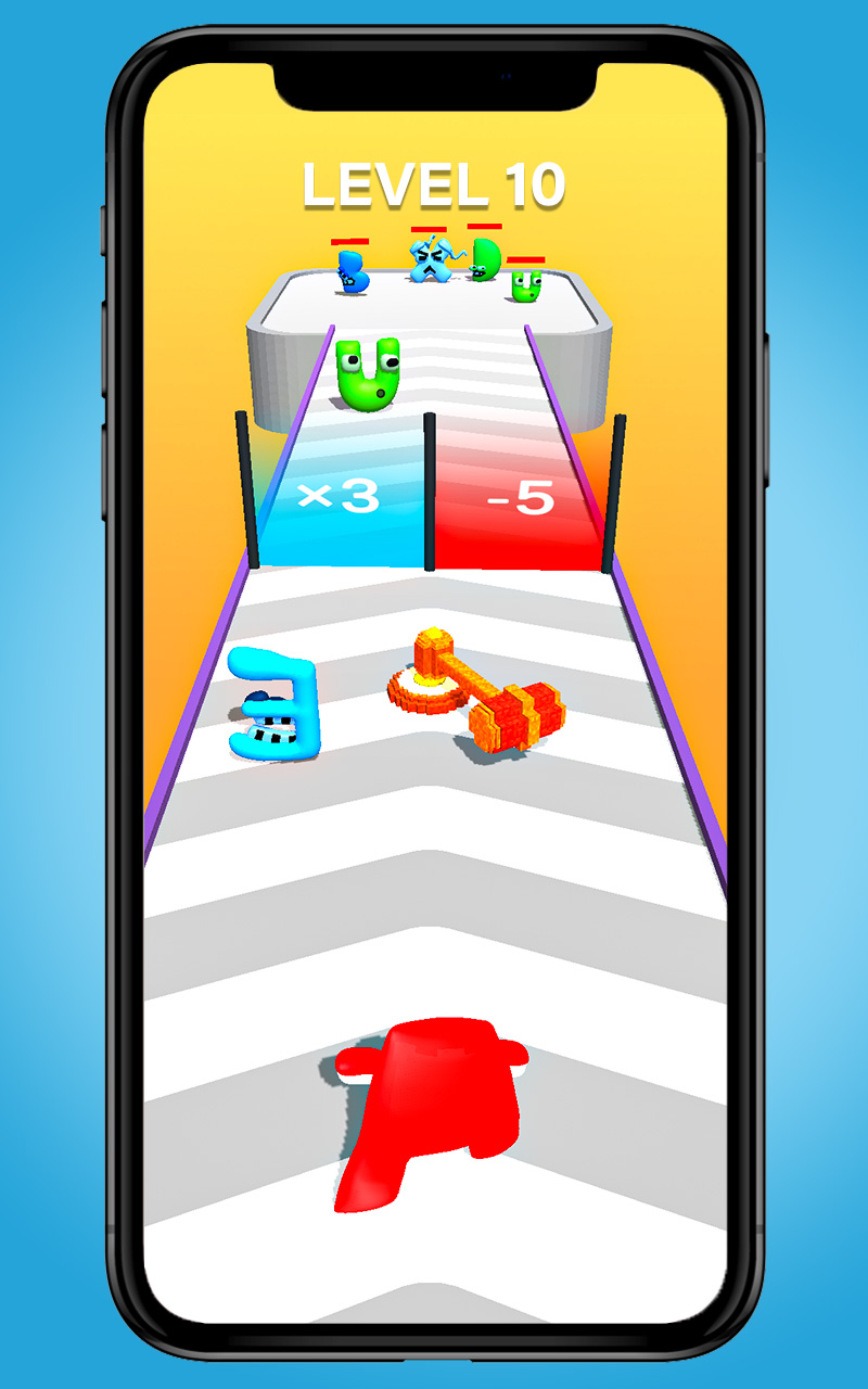 Alphabet Monster Merge Master: ABC Lore Run Merge & Fight 3D - Letter ...