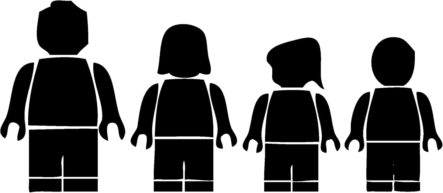 Amazon.com: TDT Printing & Custom Decals Lego Family Vinyl Decal ...