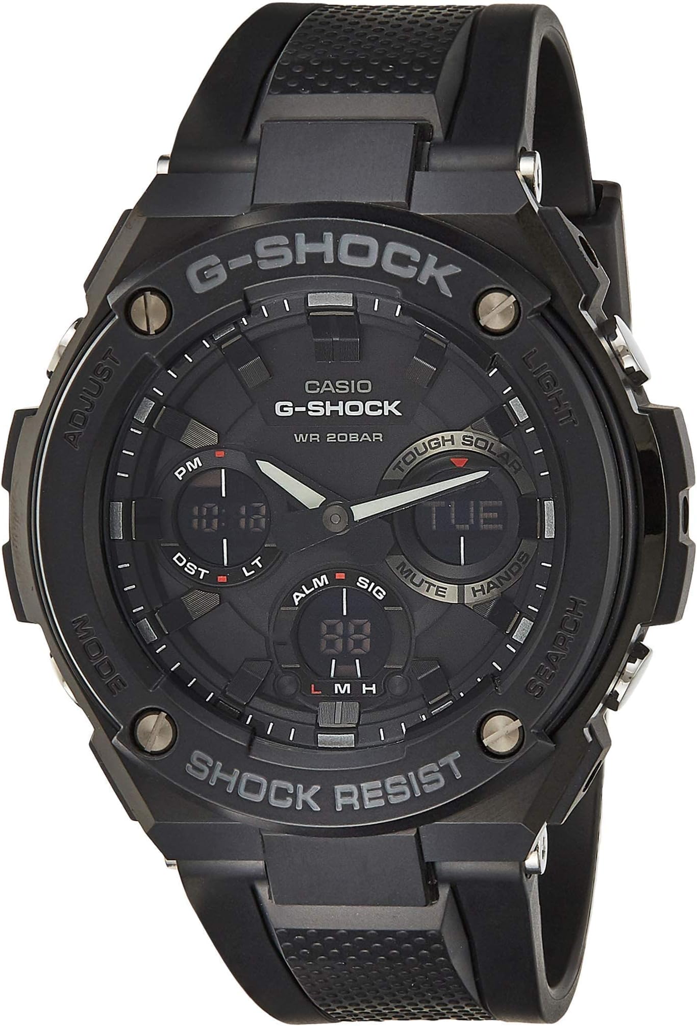 Casio G-Shock Analog Black Dial Men's Watch - GST-B100D-1ADR (G790 ...