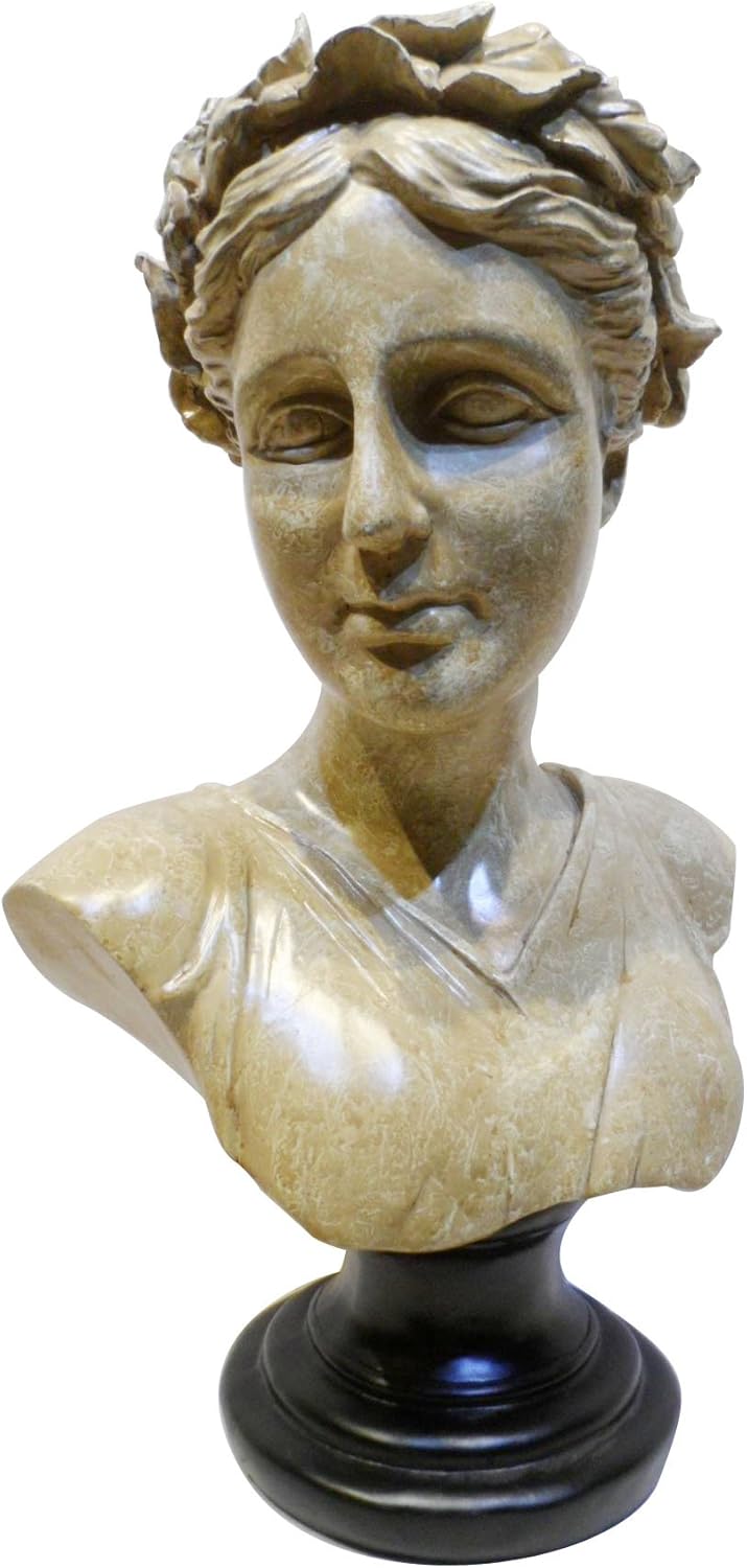 Amazon.com: HomeView Design Roman Woman Bust Design in Light Brown ...