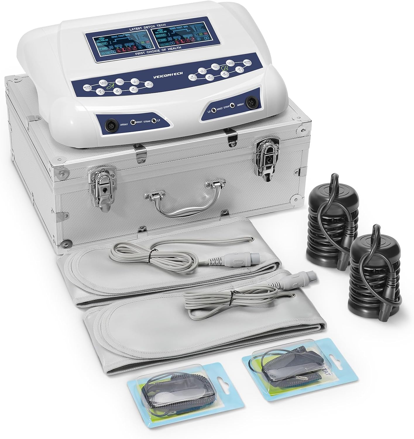 Amazon.com: veicomtech Dual Ionic Foot Bath Detox Machine, Ion Foot ...