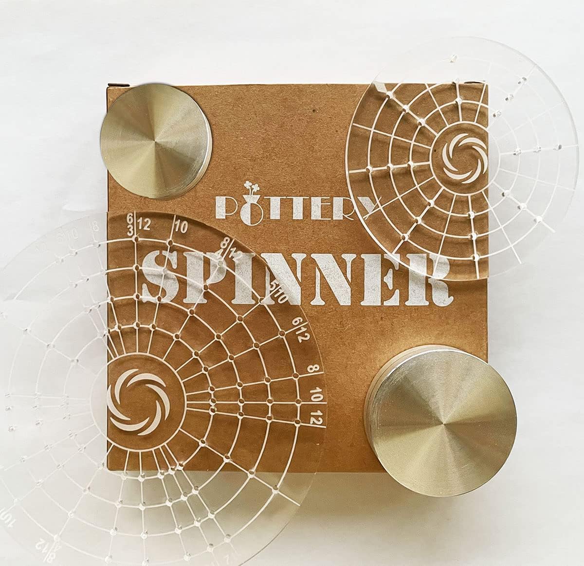 lovielf Ceramic Pottery Trim Spinner Rotary Disc Wheel Trim Tool Gadget ...