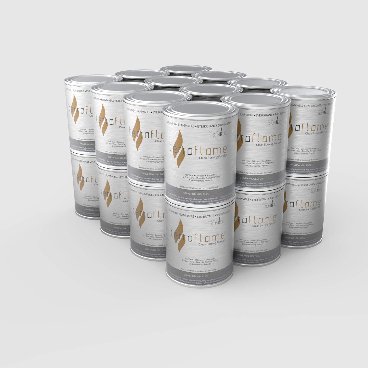 Amazon.com: SunJel Fume-Free Firespace Gel Fuel Canister, Pure Gel, 24 ...