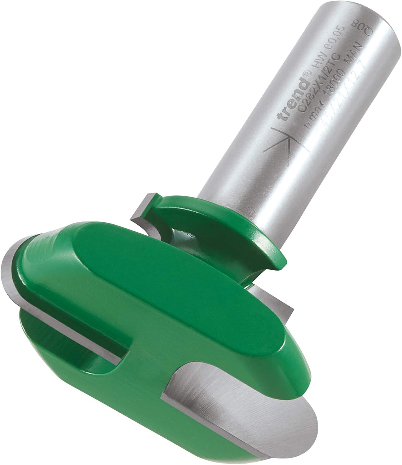 Trend CraftPro Drawer Pull Router Cutter Bit, 1/2 Inch Shank, 45mm Cut ...