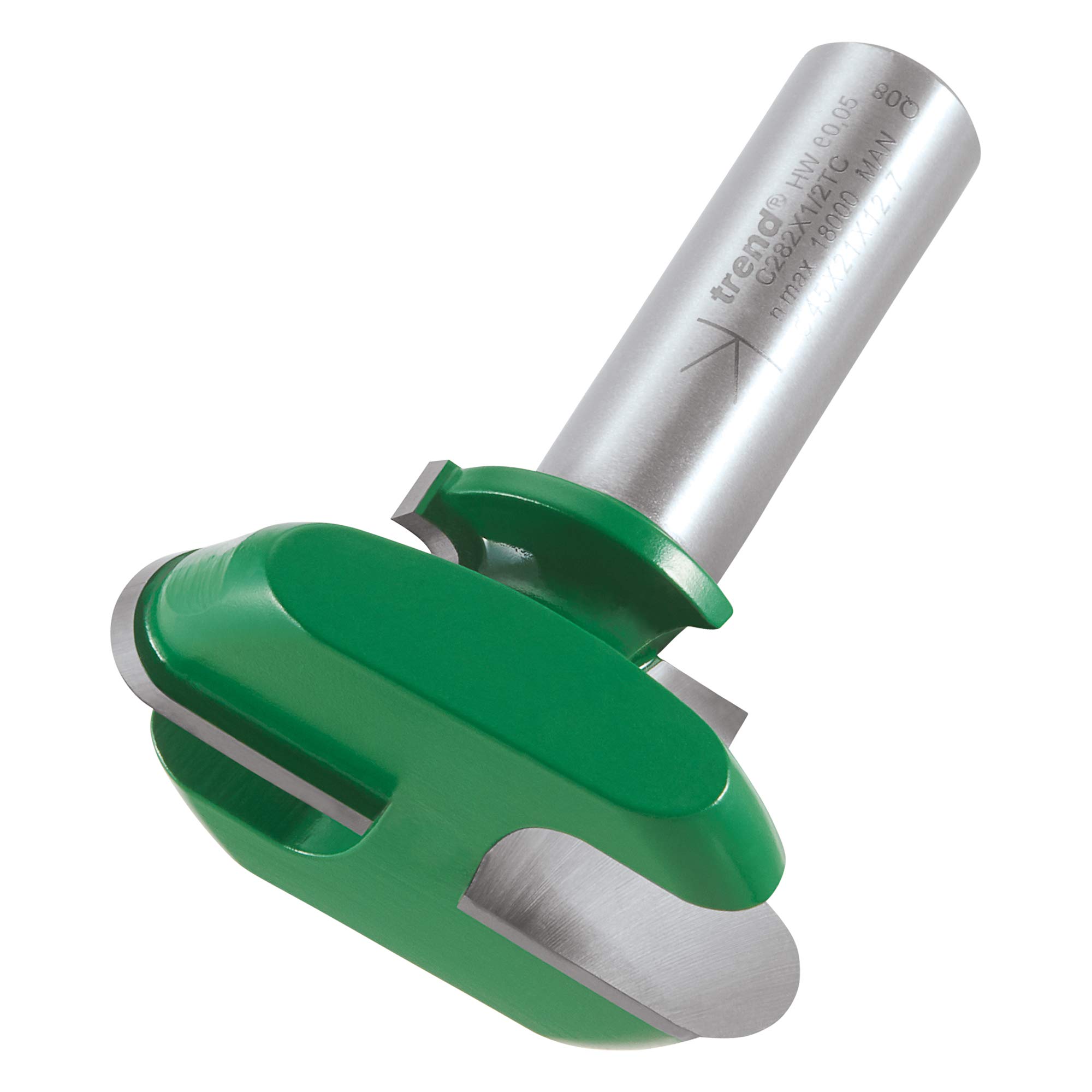 Trend CraftPro Drawer Pull Router Cutter Bit, 1/2 Inch Shank, 45mm Cut ...