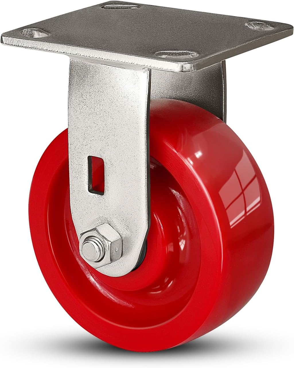 Handsammu 5"x2" Industrial Stainless Steel Casters, Heavy Duty - High ...