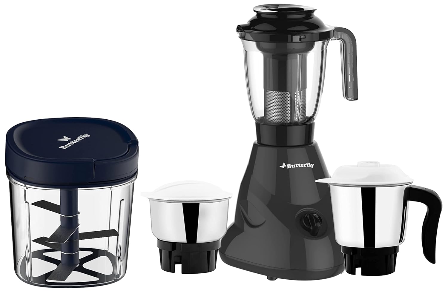 Buy Butterfly Hero Plus Mixer Grinder 550 W, Grey, Small & Premium ...