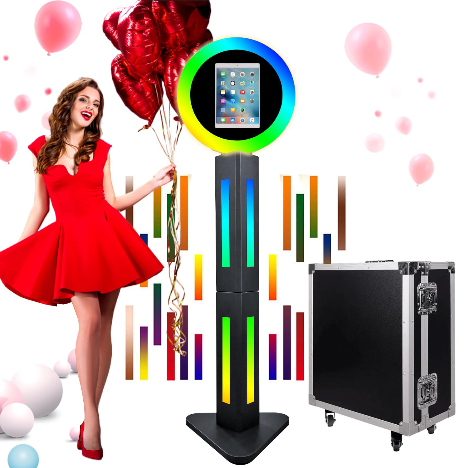 Amazon.com: Portable Photo Booth for iPad 10.2" 10.9'' 11'' 12.9 ...