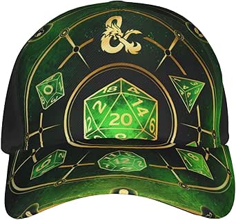 Amazon.com: Dungeons Game Baseball Cap Dragons Hip-hop Cap Unisex ...