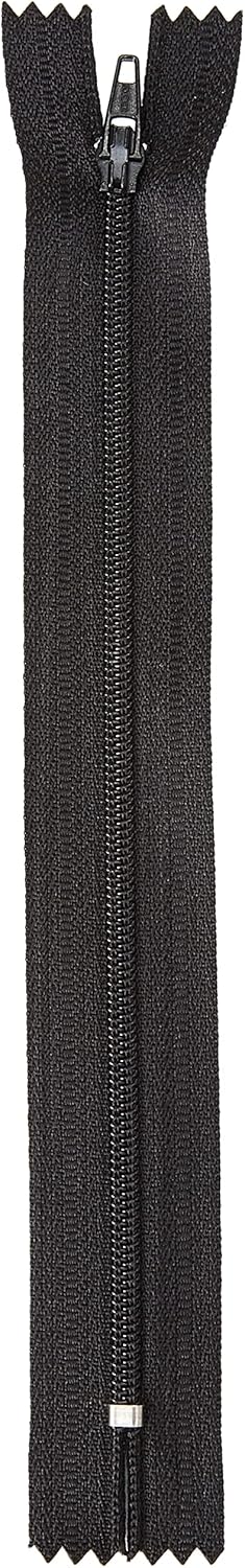 Trimz 18cm (~7inch) Black one Way end Stop Zip with 4mm Teeth 1 Pc, Polyester, 18 cm : Amazon.co ...