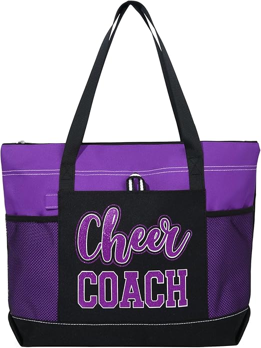 Amazon.com: Aileam Cheer Coach Tote Bag for Cheerleaders Cheerleading ...