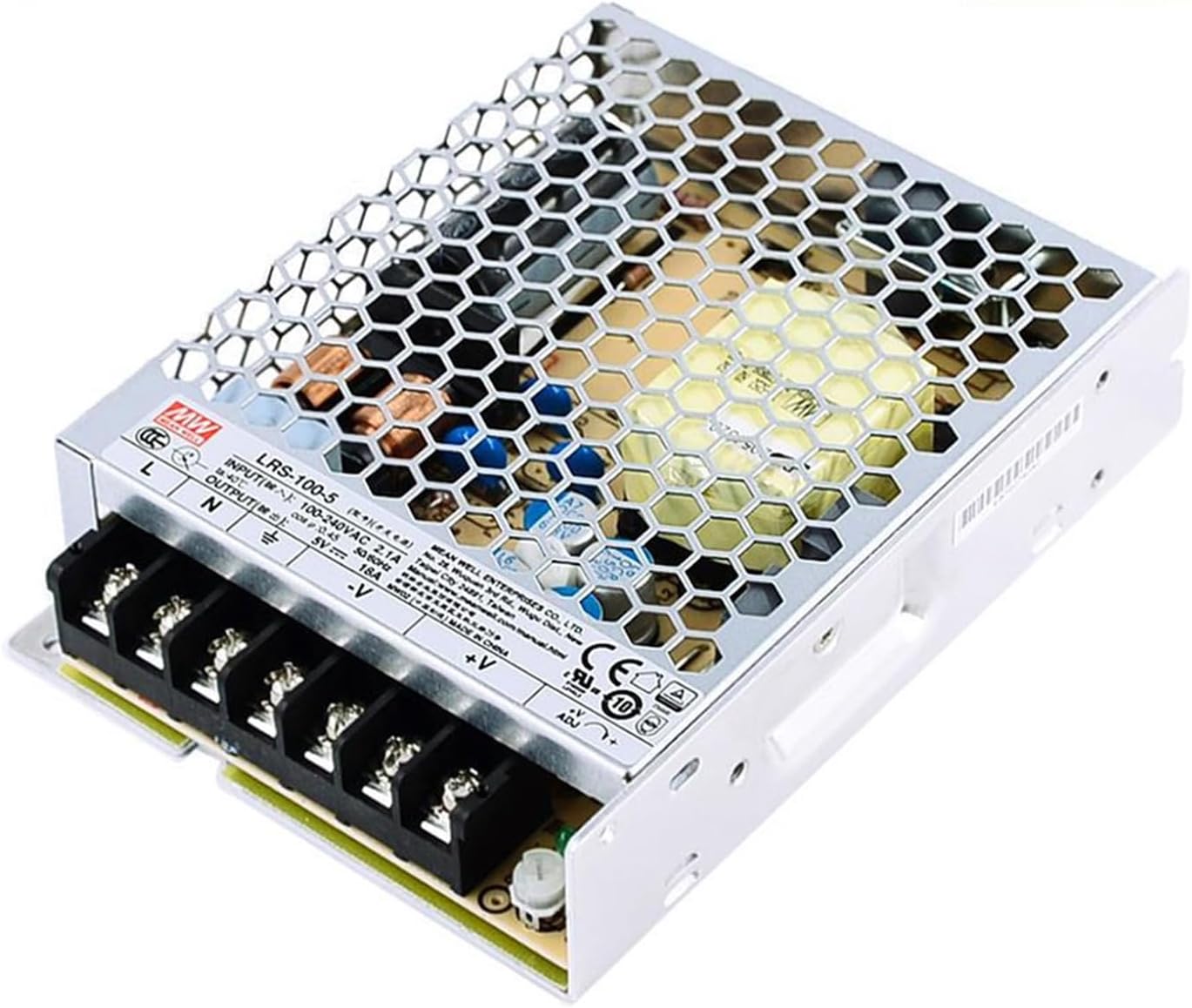 Amazon.com: TorqCali LRS-100-5 5V 90W Single Output Industrial Power ...