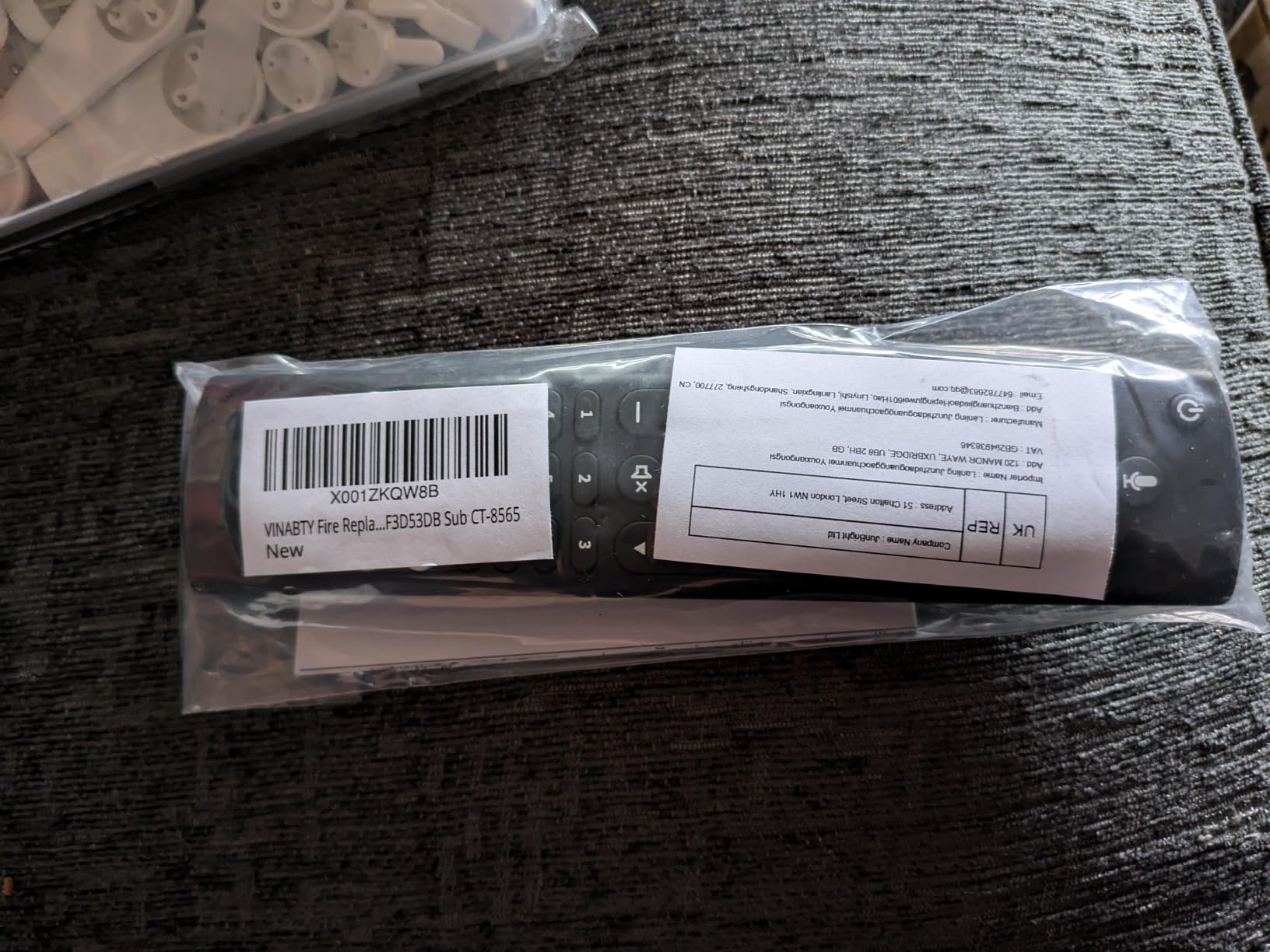 VINABTY Fire Replacement Voice Remote Control fit for Toshiba Ultra HD ...