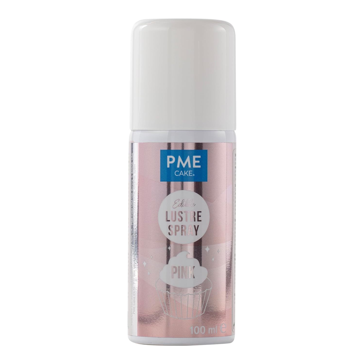 Amazon.com : PME Edible Lustre Spray, Pink, 3.3 Ounce : Food Coloring ...