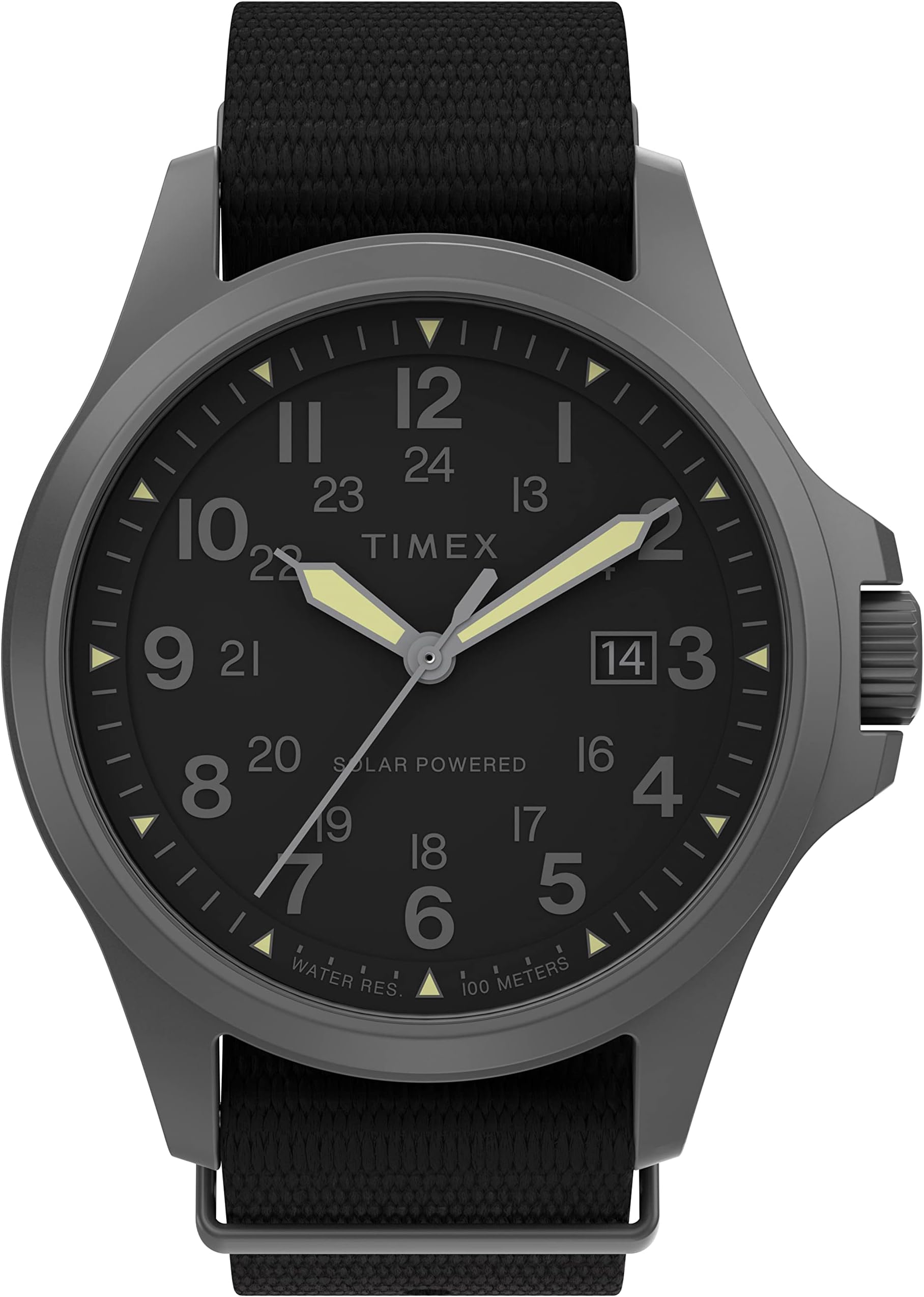 Timex Mens Analogue Classic Quartz Watch with Nylon Strap TW2T10200 ...