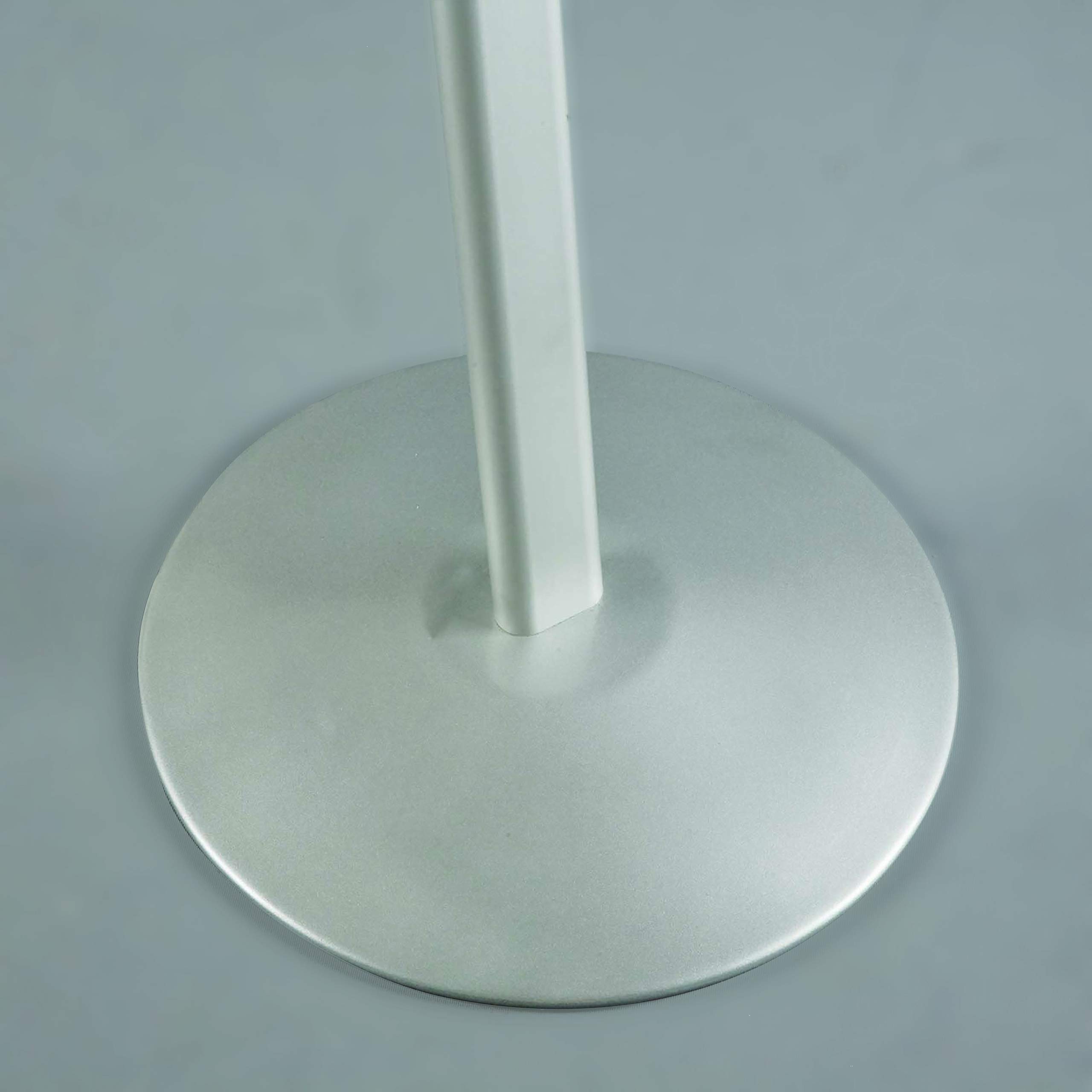 M&T Displays Curved Sign Holder, Floor Stand with Aluminum Snap Frame ...