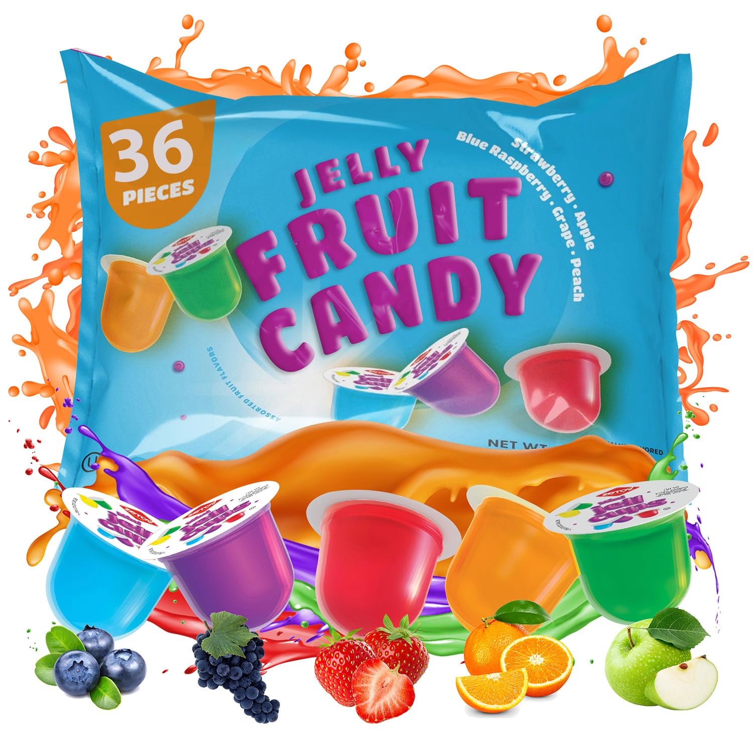 Amazon.com: Dee Best Jelly Fruit Tiktok Candy Trend Items, Tik Tok ...