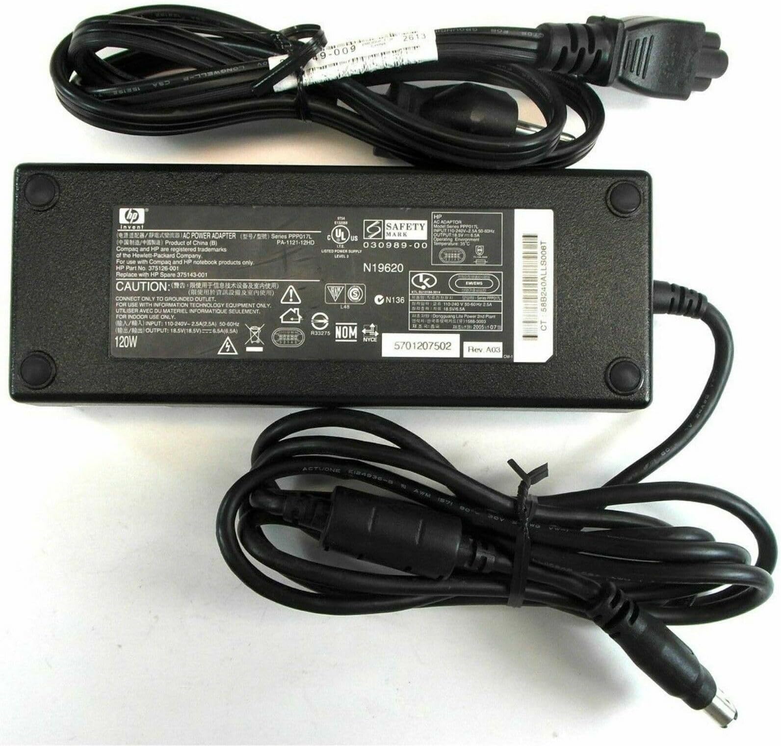 Amazon.com: 90W 65W AC Adapter Power Supply Cord Charger for HP ...