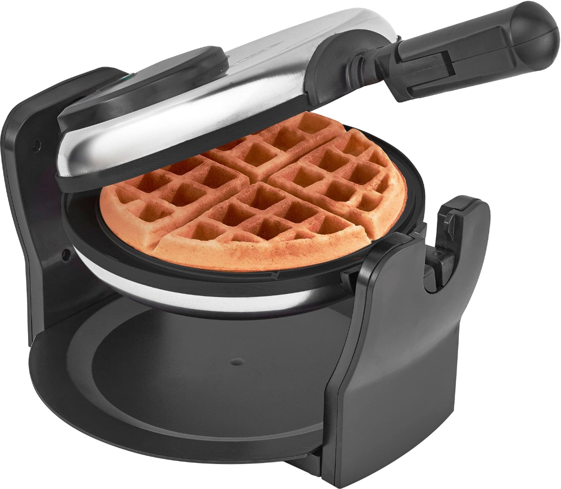 Amazon.com: Bella - Non-Stick Rotating Belgian Waffle Maker - Stainless ...