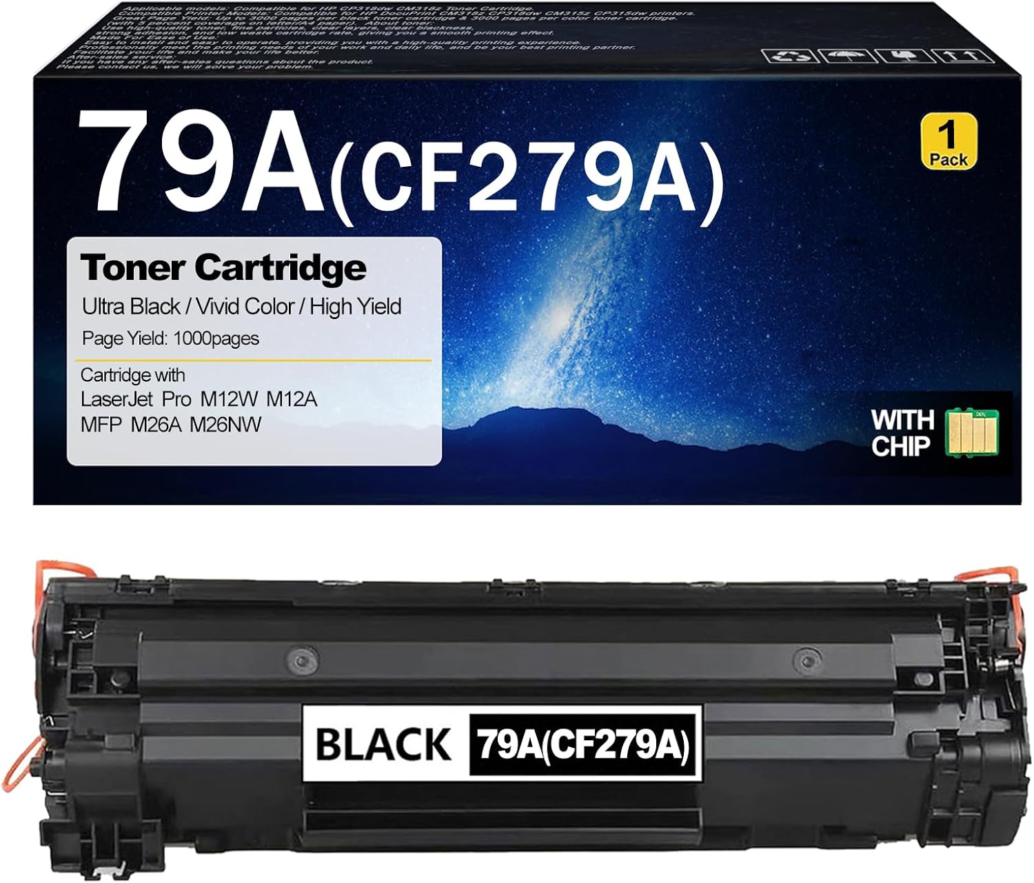 79A CF279A Compatible Toner Cartridge Replacement for HP 79A CF279A 79X CF279X Toner Cartridges ...
