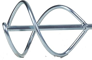 Propeller Mixing Paddle 100mm x 500mm x 7mm HEX Shank, Mixer, Plaster ...