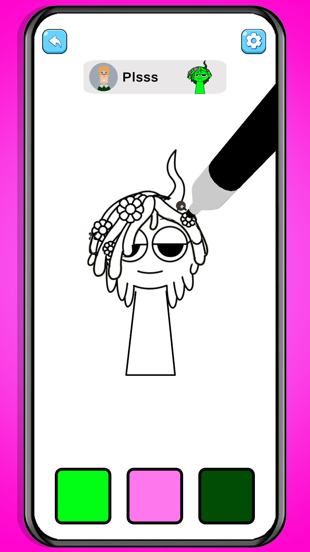 Color Page Beatbox Master Coloring ASMR: Paint Monster Scary Draw ...