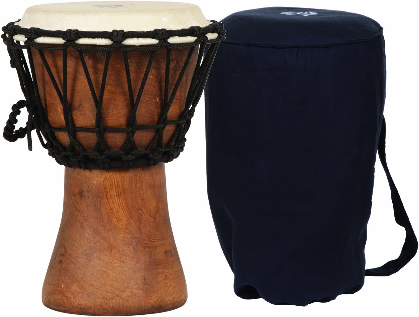 Amazon.com: X8 Drums X8-DJ-GHANA-XS African Ghana Travel Djembe with ...